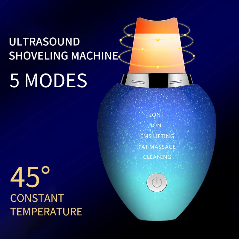 Ultrasonic Skin Scrubber Deep Face Cleaning Machin... – Grandado