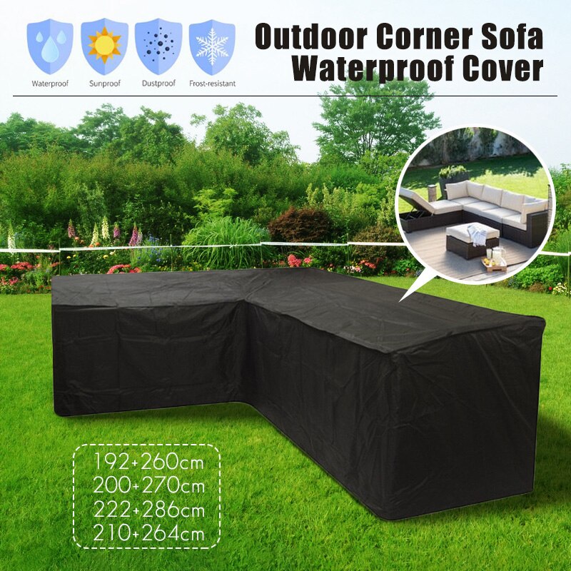 Waterproof L Shape Furniture Cover Outdoor Garden ... – Vicedeal