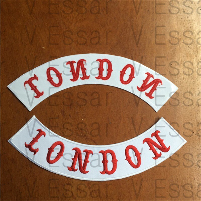 Cloth Patches LONDON Custom Bottom Rocker Embroide... – Vicedeal