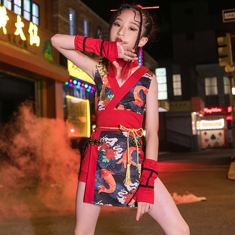 Jazz Costume Girls Stage Performance Costume Retro... – Vicedeal