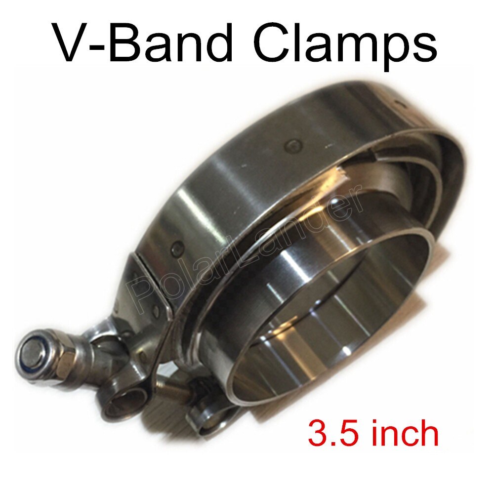 3.5 "inch V-Band klem flens Kit met Rvs Voor ... – Grandado