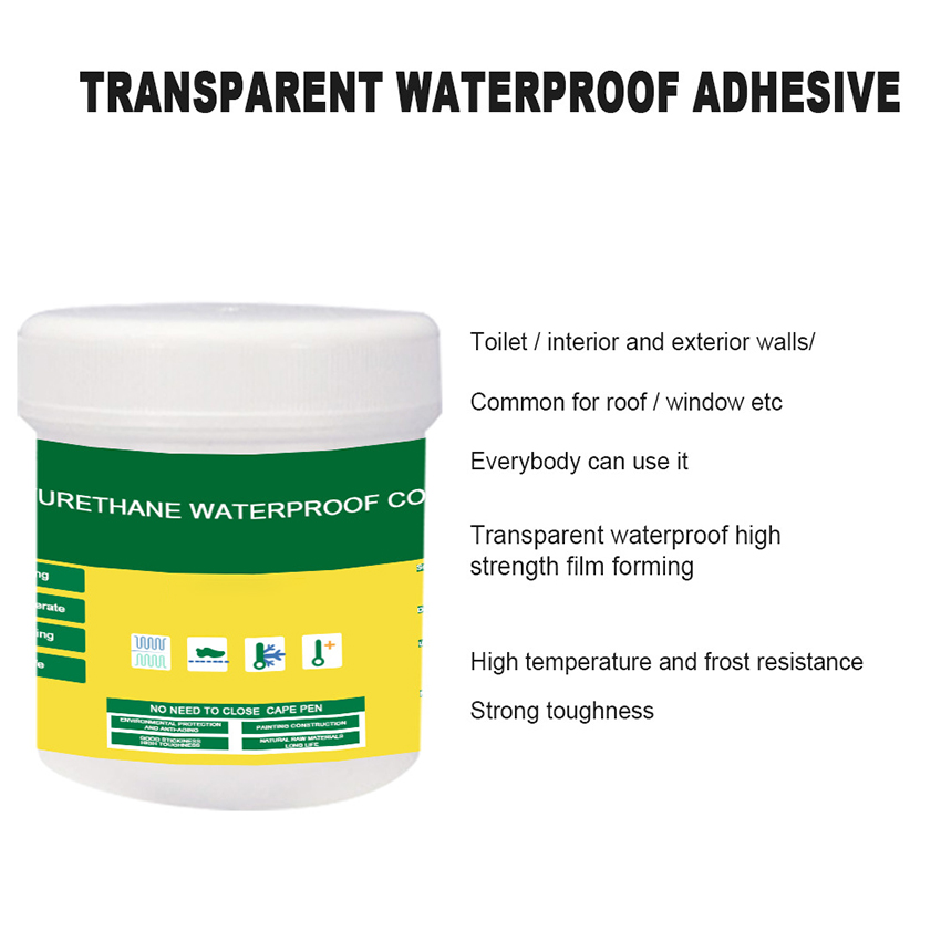 Transparent Waterproof Sealant With Brush Exterior... – Grandado