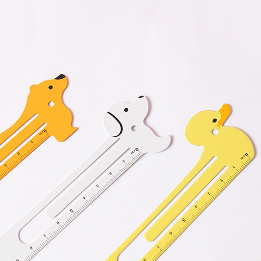 15cm Cartoon Metal Ruler Student Stationery Cute A... – Grandado