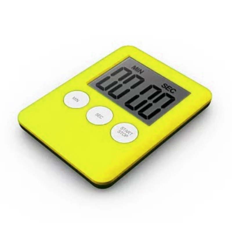 Super Thin LCD Digital Screen Kitchen Timer Square... – Grandado
