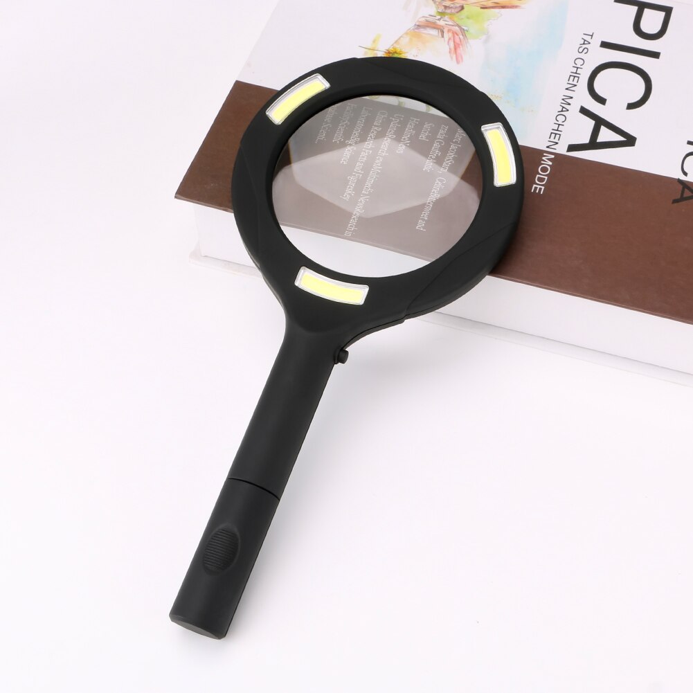 Handheld 3X Illuminated Magnifier Microscope Magni... – Vicedeal