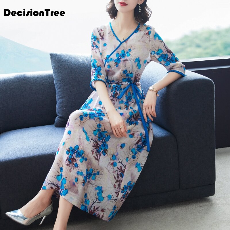 retro vestido chinese qipao dress long traditional... – Vicedeal