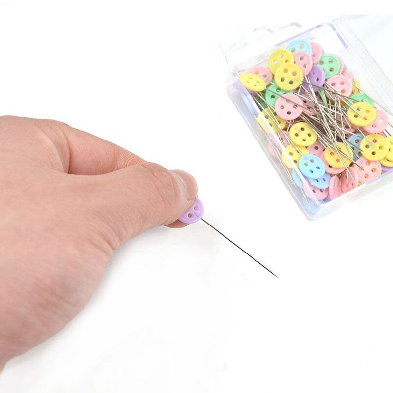 100pcs/bag Pins Mixed Colors Sewing Patchwork Pins... – Grandado