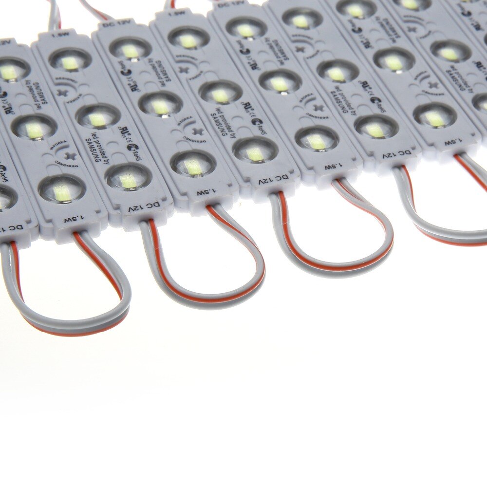20pcs/lot Waterproof 12V 3LEDs 5730 Injection mold... – Grandado