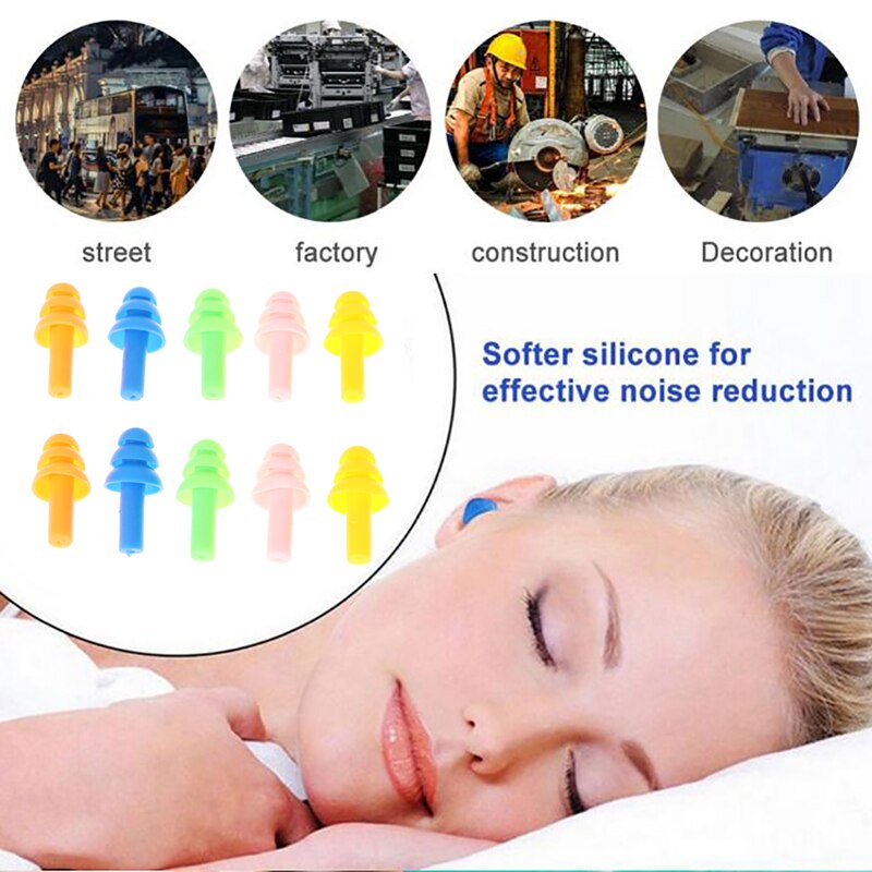 Soft Silicone Foam Ear Plugs Anti-noise Sleeping P... – Vicedeal
