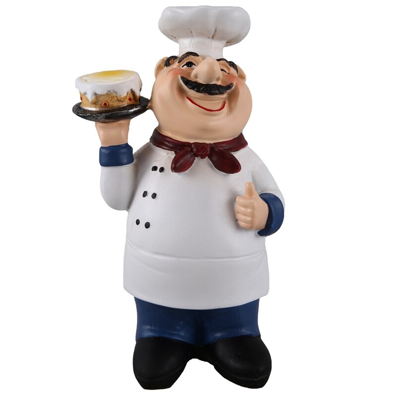 Retro Chef Model Ornaments Resin Crafts Mini Chef ... – Grandado
