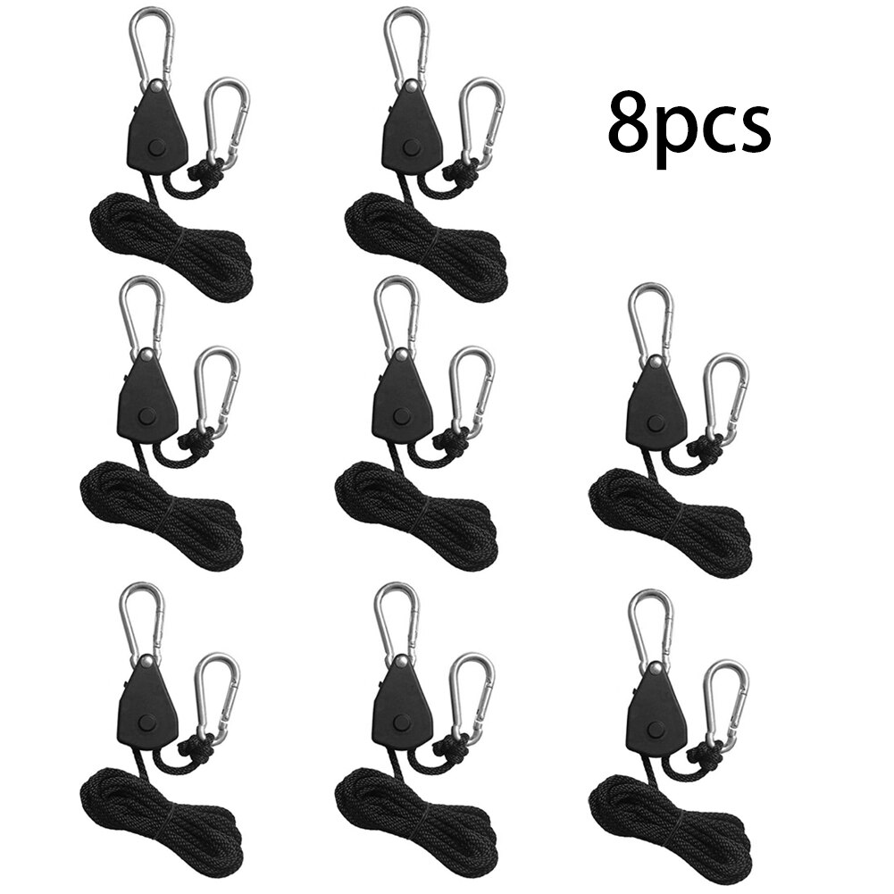 8PCS Ratchet Hanger Adjustable Rope Grow Light Han... – Vicedeal