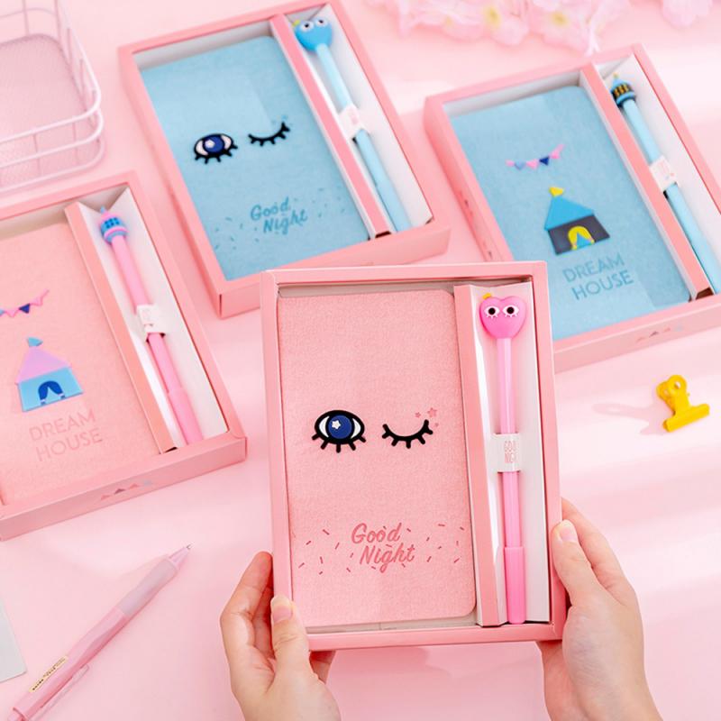 Year Cartoon Set Notebook Pen Outfit Couple Box No... – Vicedeal