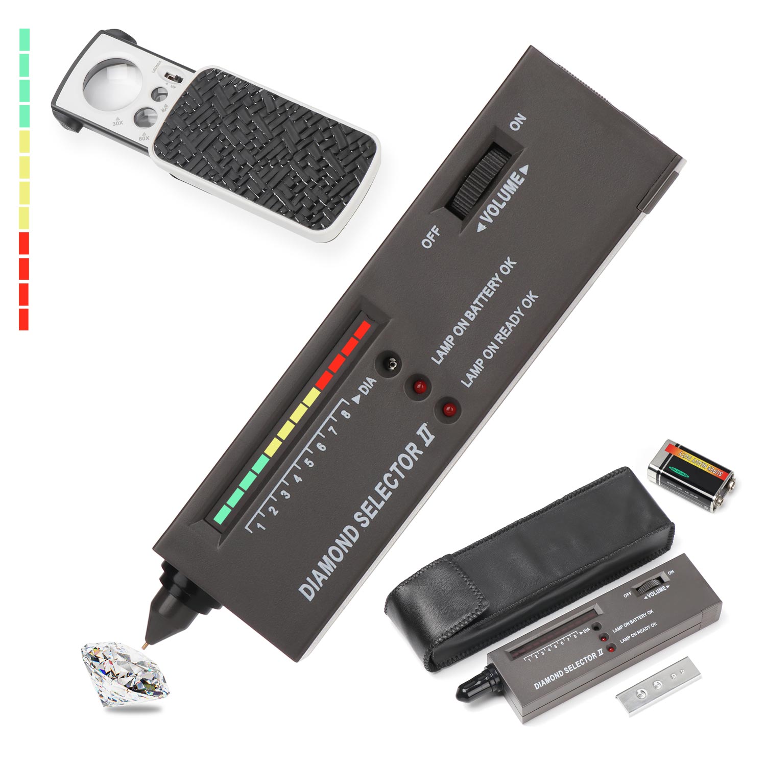 Diamond Selector II Gem Tester Pen With Mini Illum... – Grandado