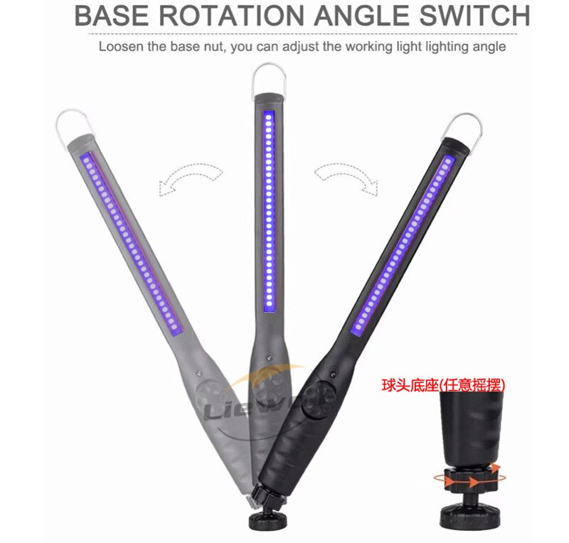 ZHIYU Portable UV Light Stick Wand Home Hotel LED ... – Grandado
