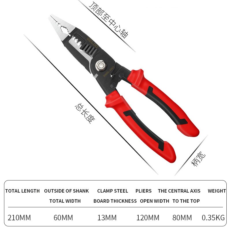 Multifunktionel elektriker tænger wire stripping t... – Grandado
