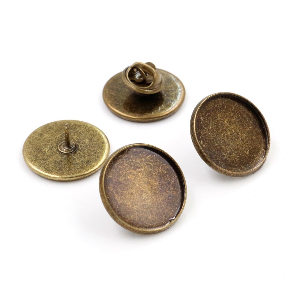 10 Pcs 20 Mm Binnenmaat Brons Verzilverd Koper Mat... – Grandado