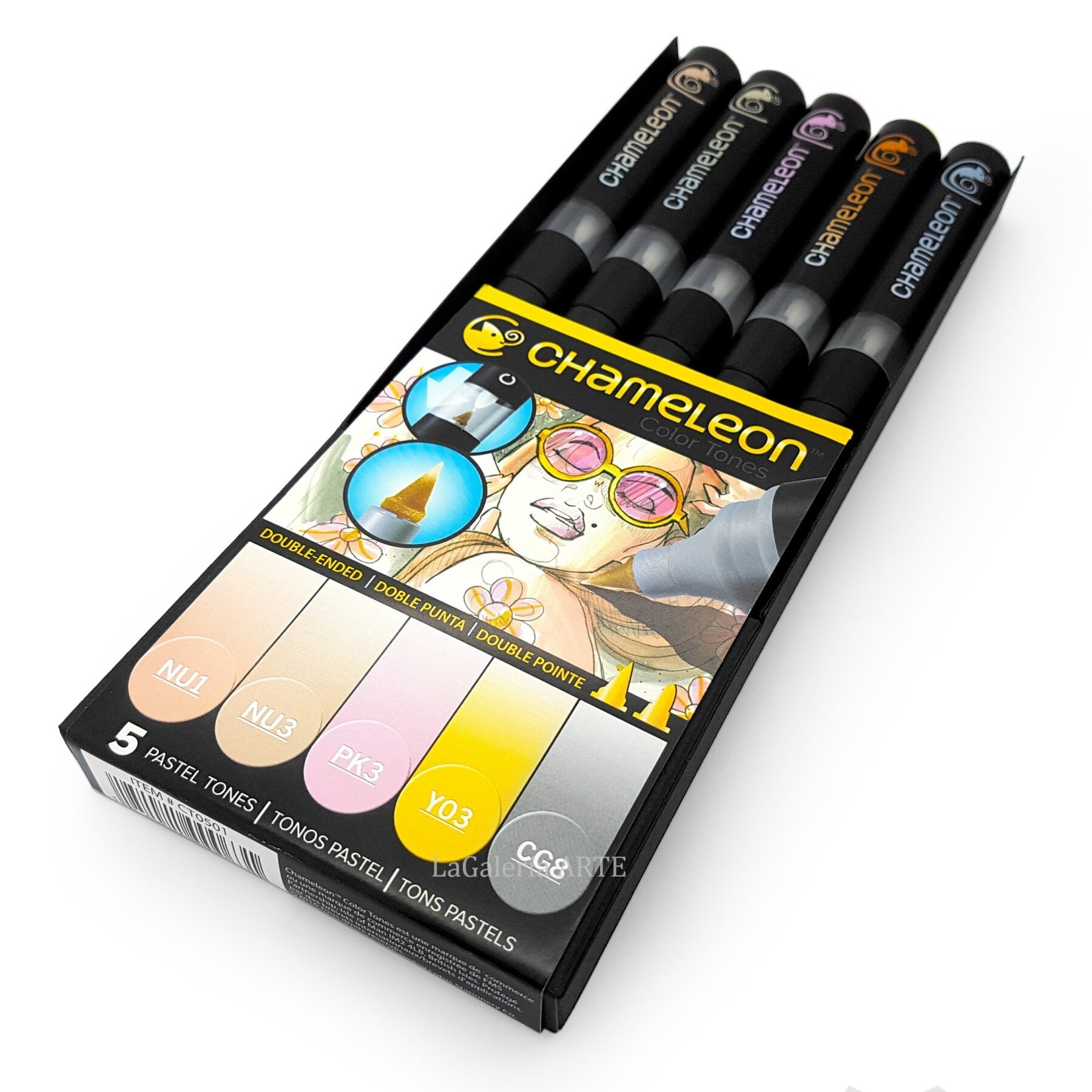 Set 5 Markers Chameleon Pastels – Grandado