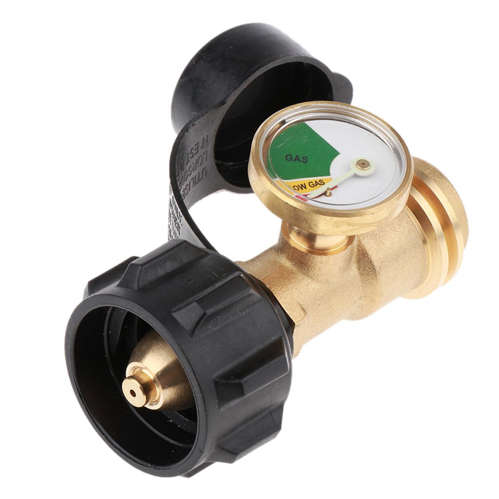 Universal Propane Tank Adapter with Gauge, Convert... – Grandado