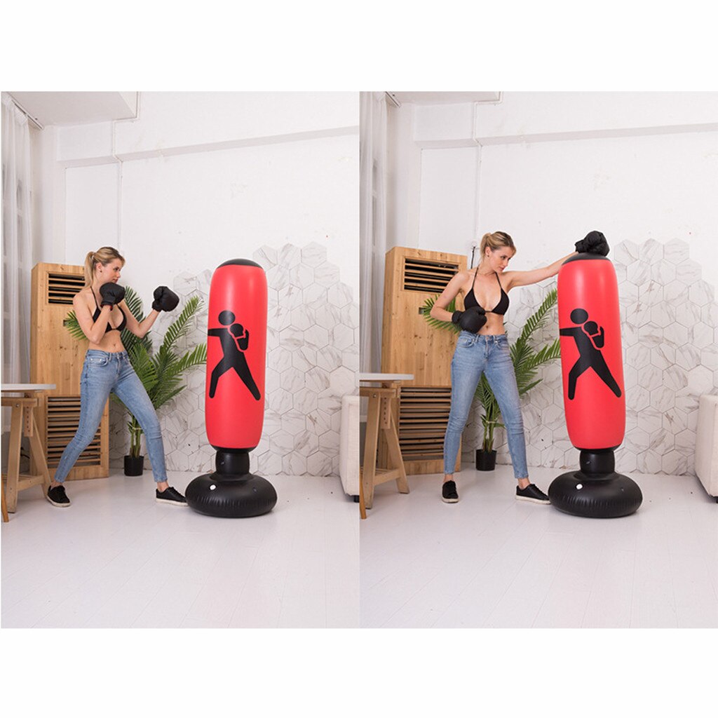 Boxing Punching Bag Inflatable Free-Stand Tumbler ... – Grandado
