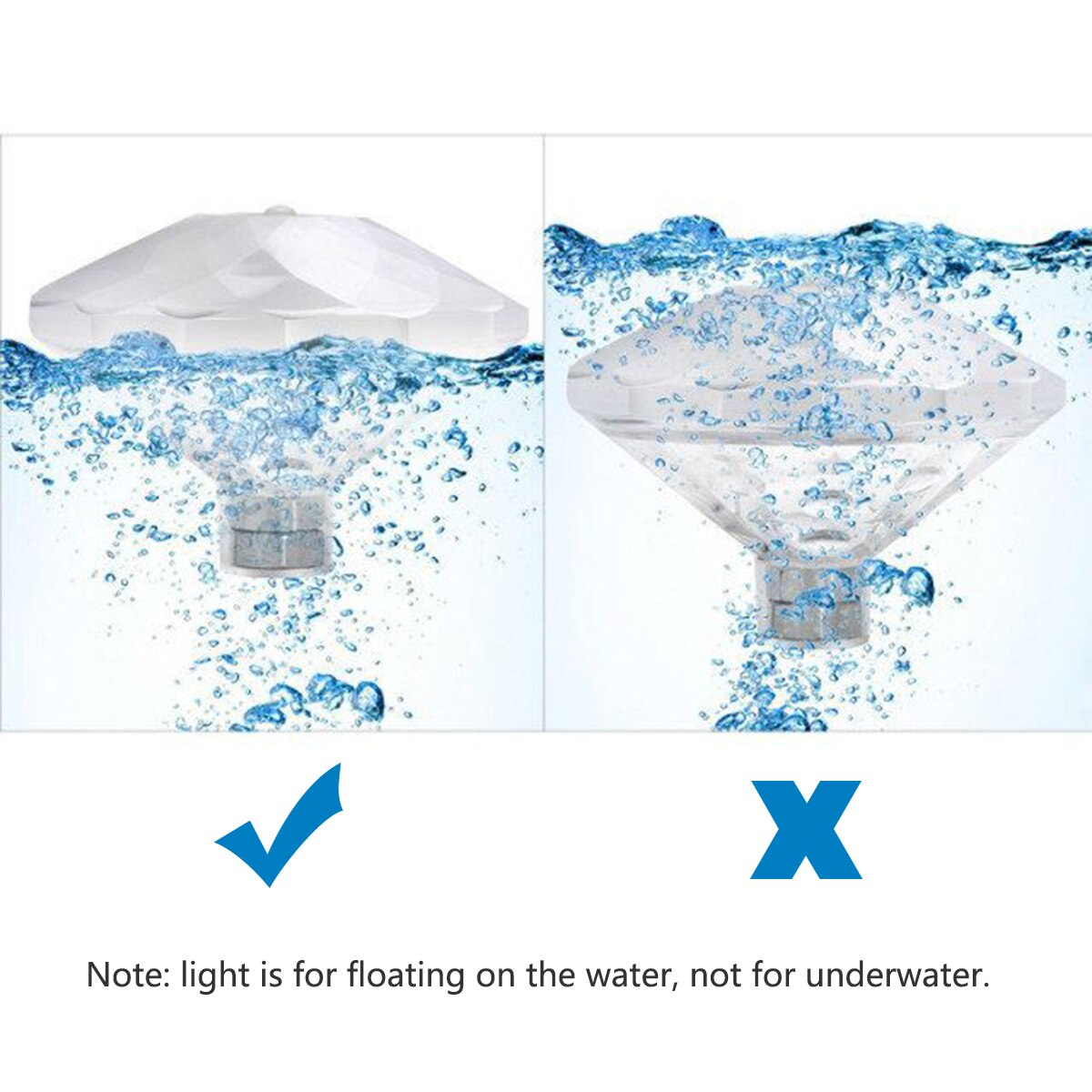 7 Modes Floating Underwater Light RGB Submersible ... – Vicedeal