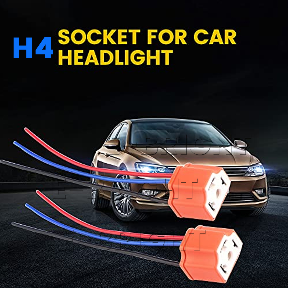 H4 HB2 9003 Wiring Harness Headlight Socket Heavy ... – Grandado