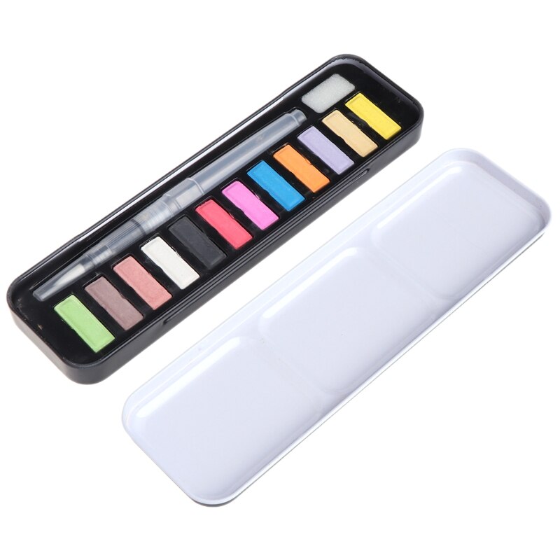 12/18/24 colors Solid Watercolor Paint Set Portabl... – Grandado