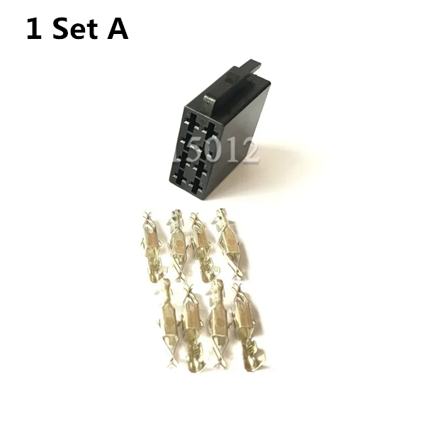 8 Hole 10487 Universal Auto Radio ISO Connector Ca... – Grandado