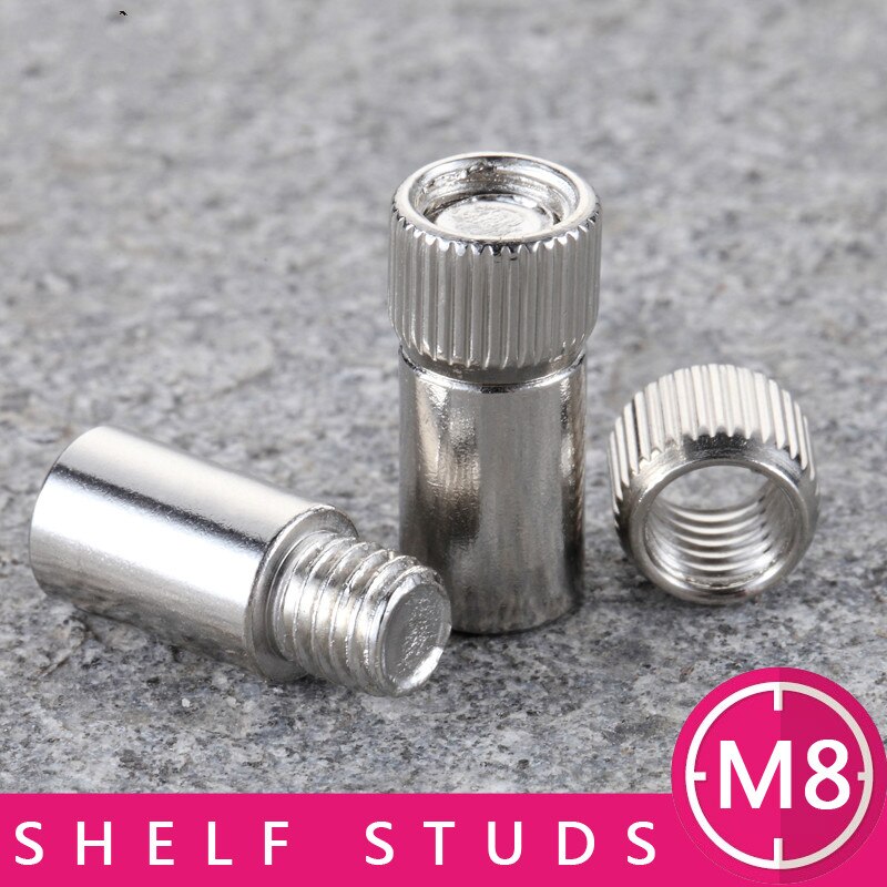12Pcs Shelf Support Pins Stud Pegs Nut Screw M6 M8... – Grandado