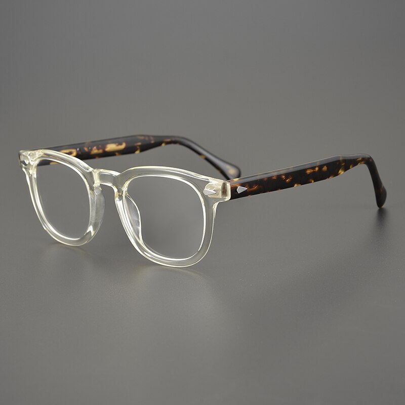 Retro Handmade Glasses Frame Men Acetate Japan Bra... – Grandado