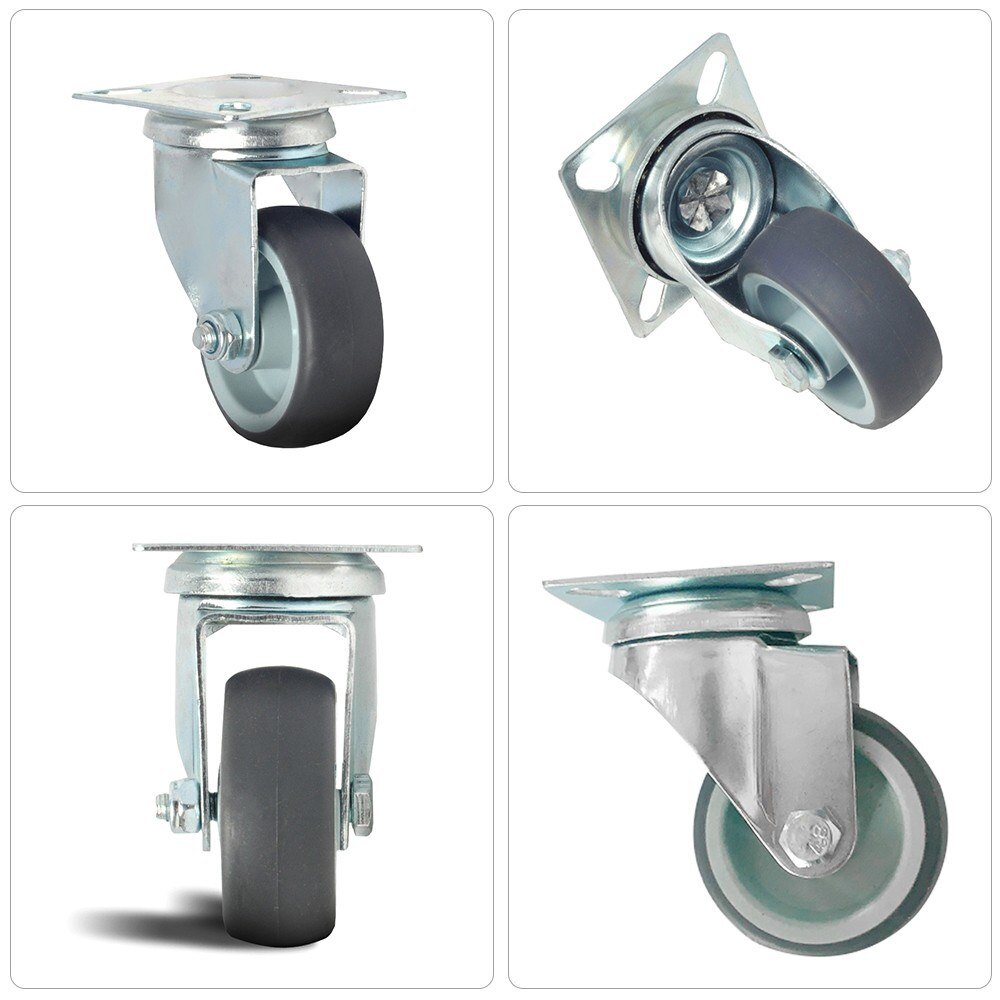 4pcs TPR Wheel Casters Wheel 2" Universal Whe... – Grandado