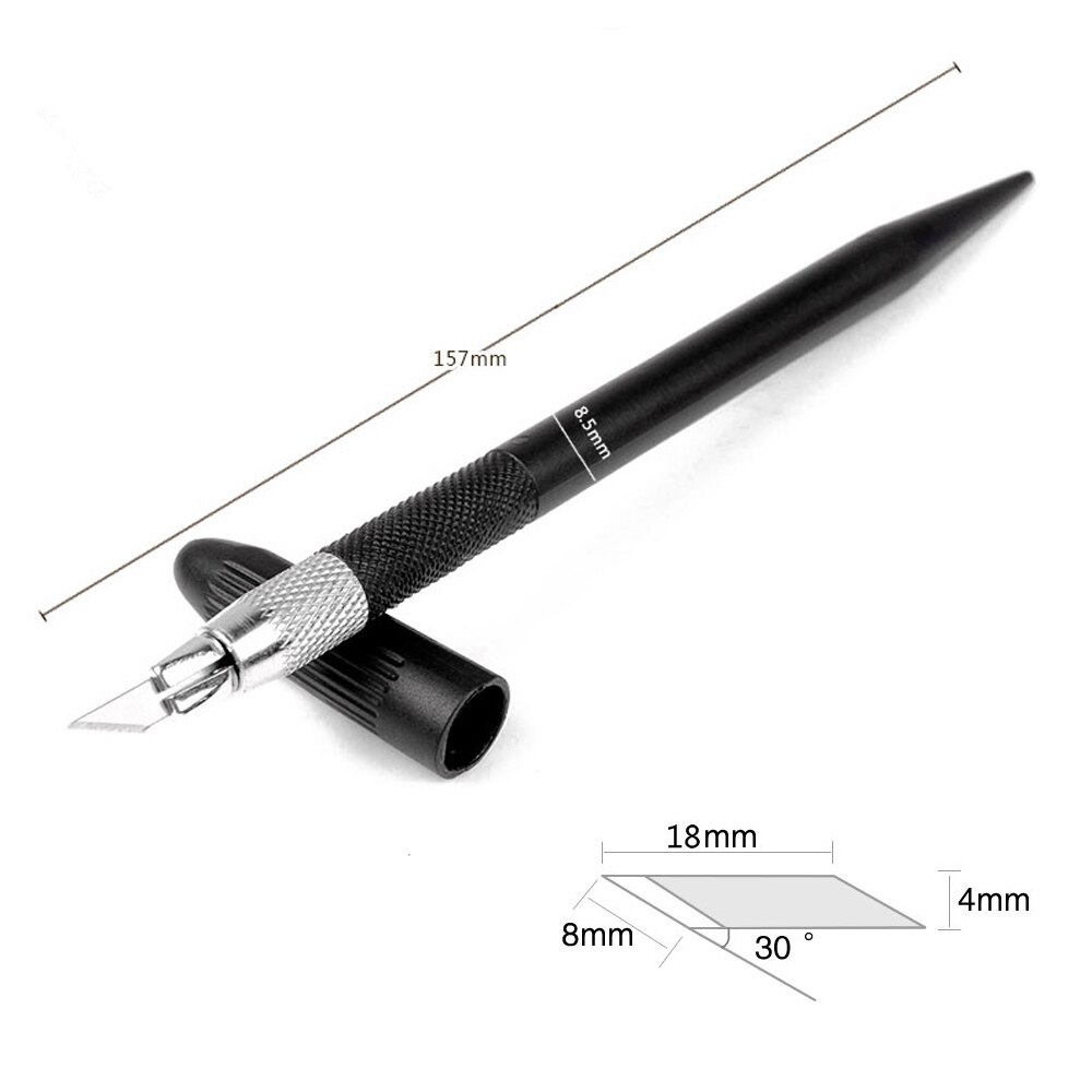 Modelcraft Hobby Messer mit 24 Ersatz Klingen, Han... – Grandado