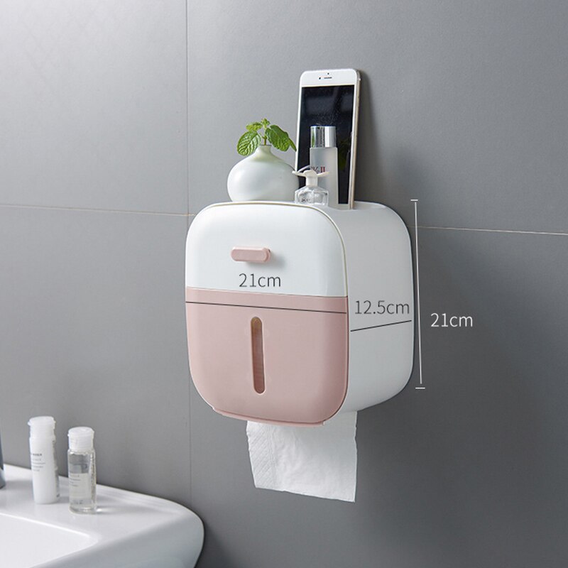 Toiletpapier doos badkamerrol papier rek vintage w... – Vicedeal