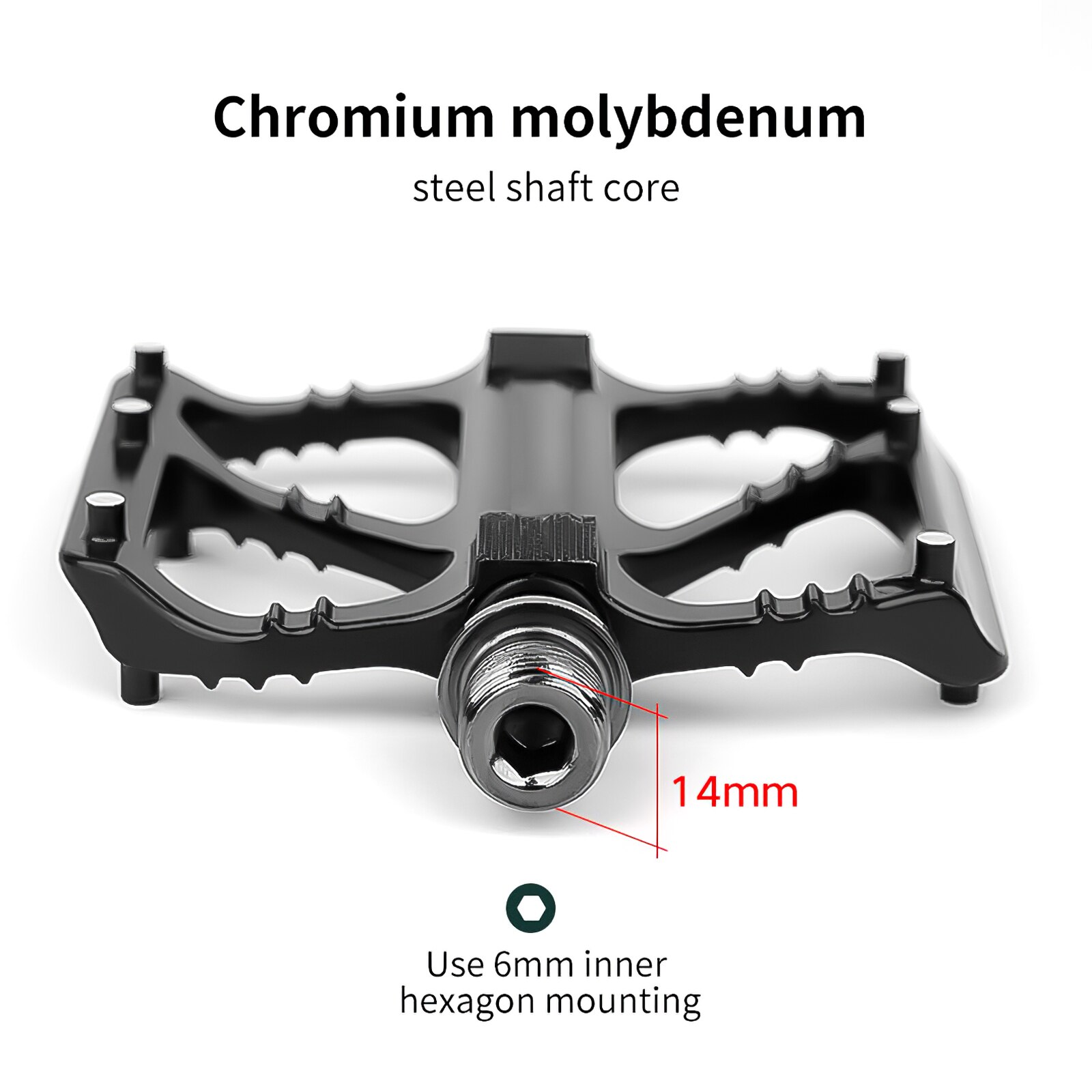 Pedales planos para bicicleta de montaña, rodamien... – Grandado