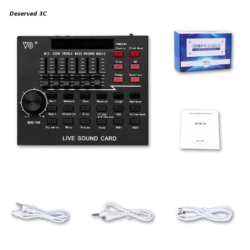 R9CB Mixer Sound Card Sound Board Live Sound DSP C... – Vicedeal