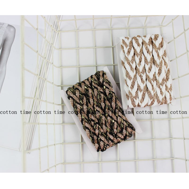 4yards/lot Mixed Braid Rope Golden Sewing Accessor... – Grandado