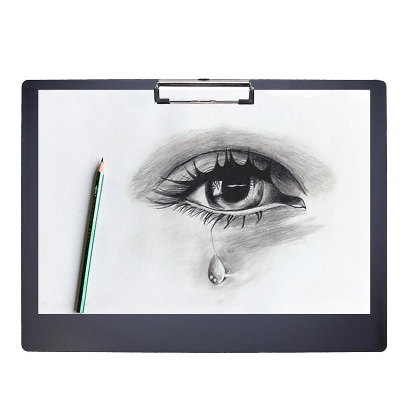 A3 Horizontal Clipboard Drawing Paper Clip Pad Thi... – Vicedeal