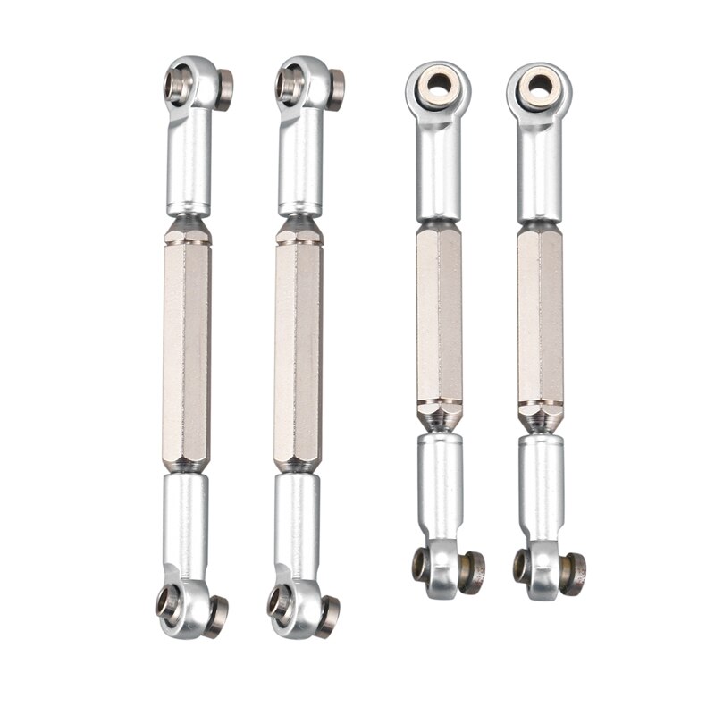 4PCS Metal Front and Rear Hexagonal Tie Rod Parts ... – Vicedeal