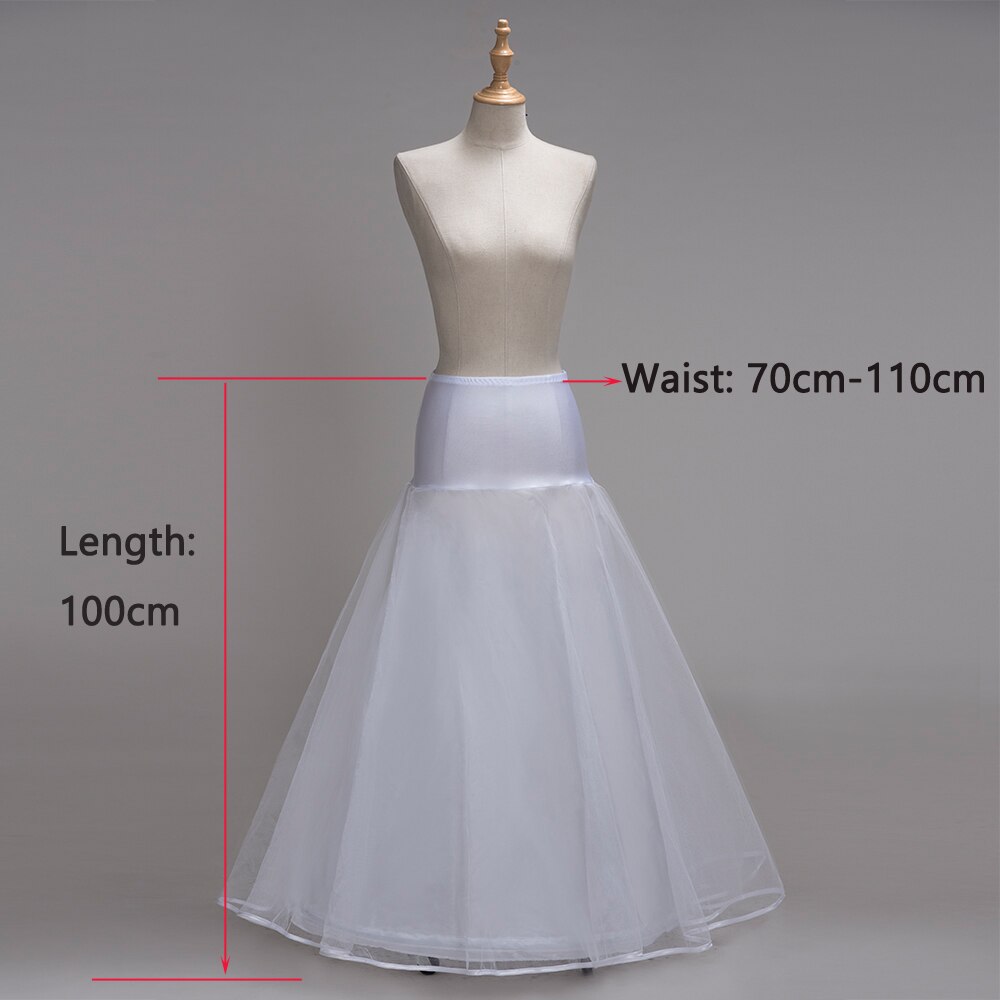 1 hoop Bridal Slips Wedding Underskirt White Under... – Vicedeal