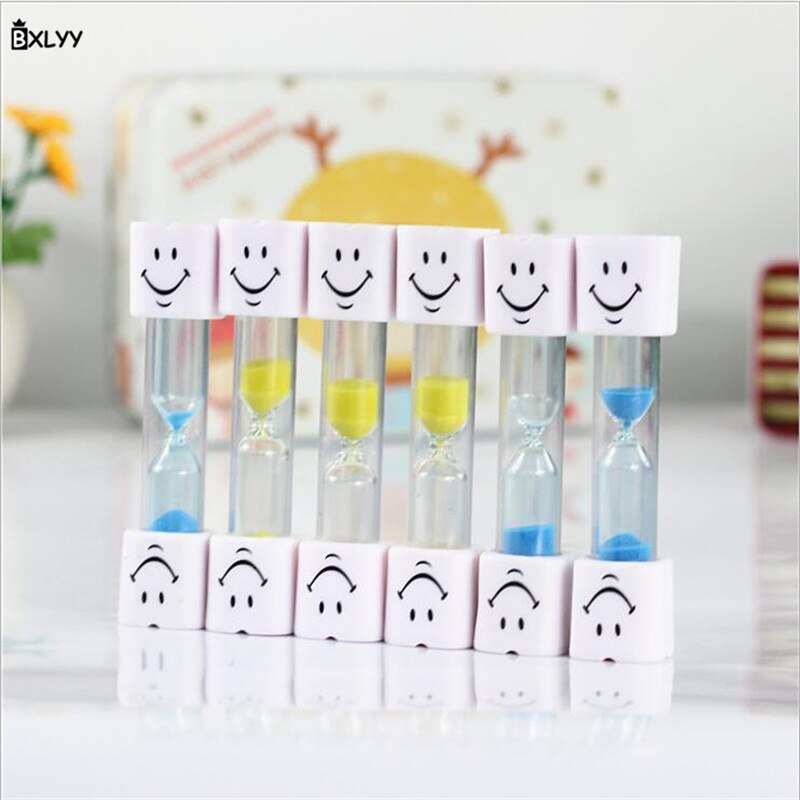 BXLYY Smile Hourglass 3 Pink Timing Safety Plastic... – Grandado