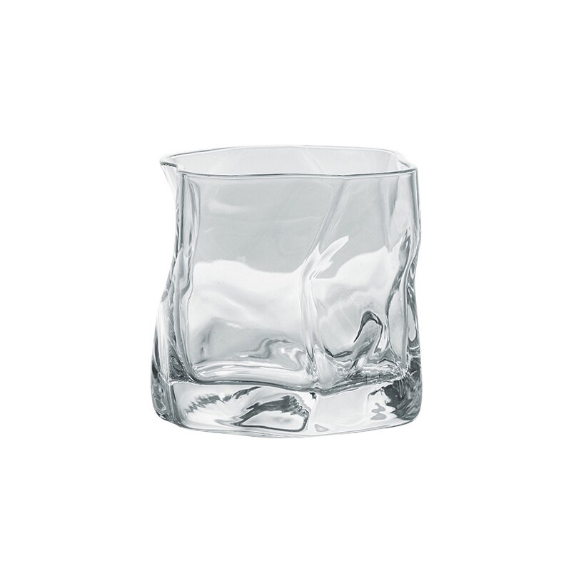 Irregular Shape Whiskey Glasses Artwork Wrinkle Wh... – Grandado