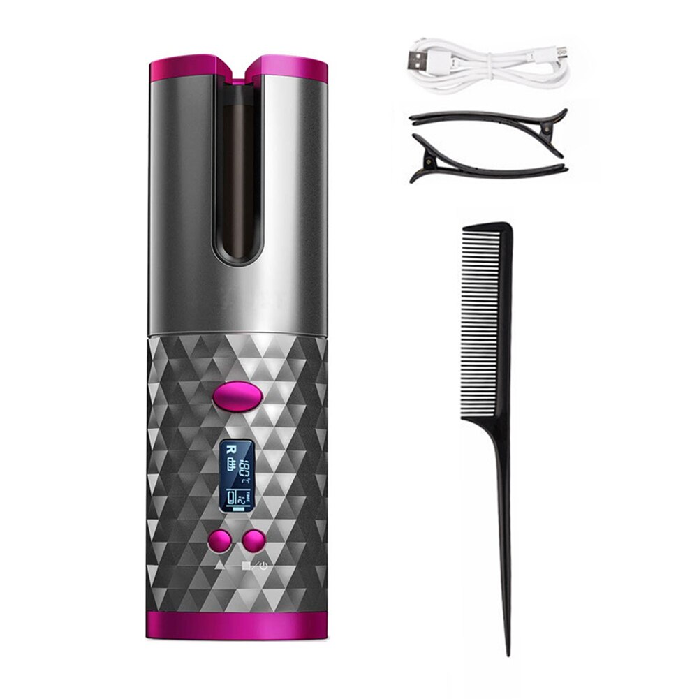 USB Wireless Automatic Hair Curler Portable Cordle... – Grandado