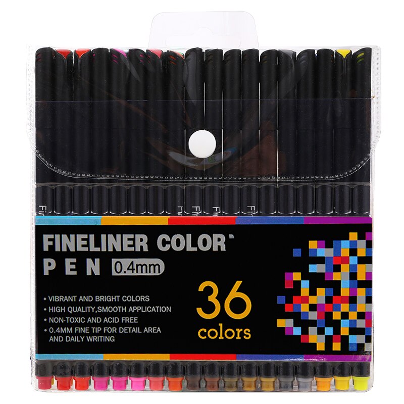 12/24/48/60 farbe Fineliner Stift Set Skizze Zeich... – Vicedeal
