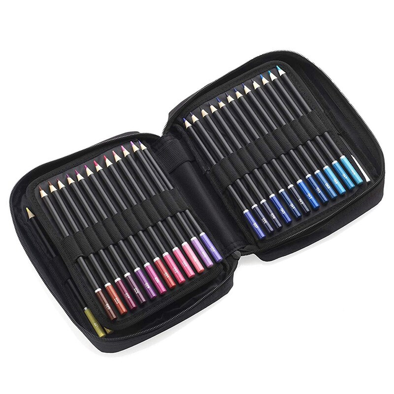 Colouring Pencils Set of 72 Colors with Zipper Cas... – Grandado