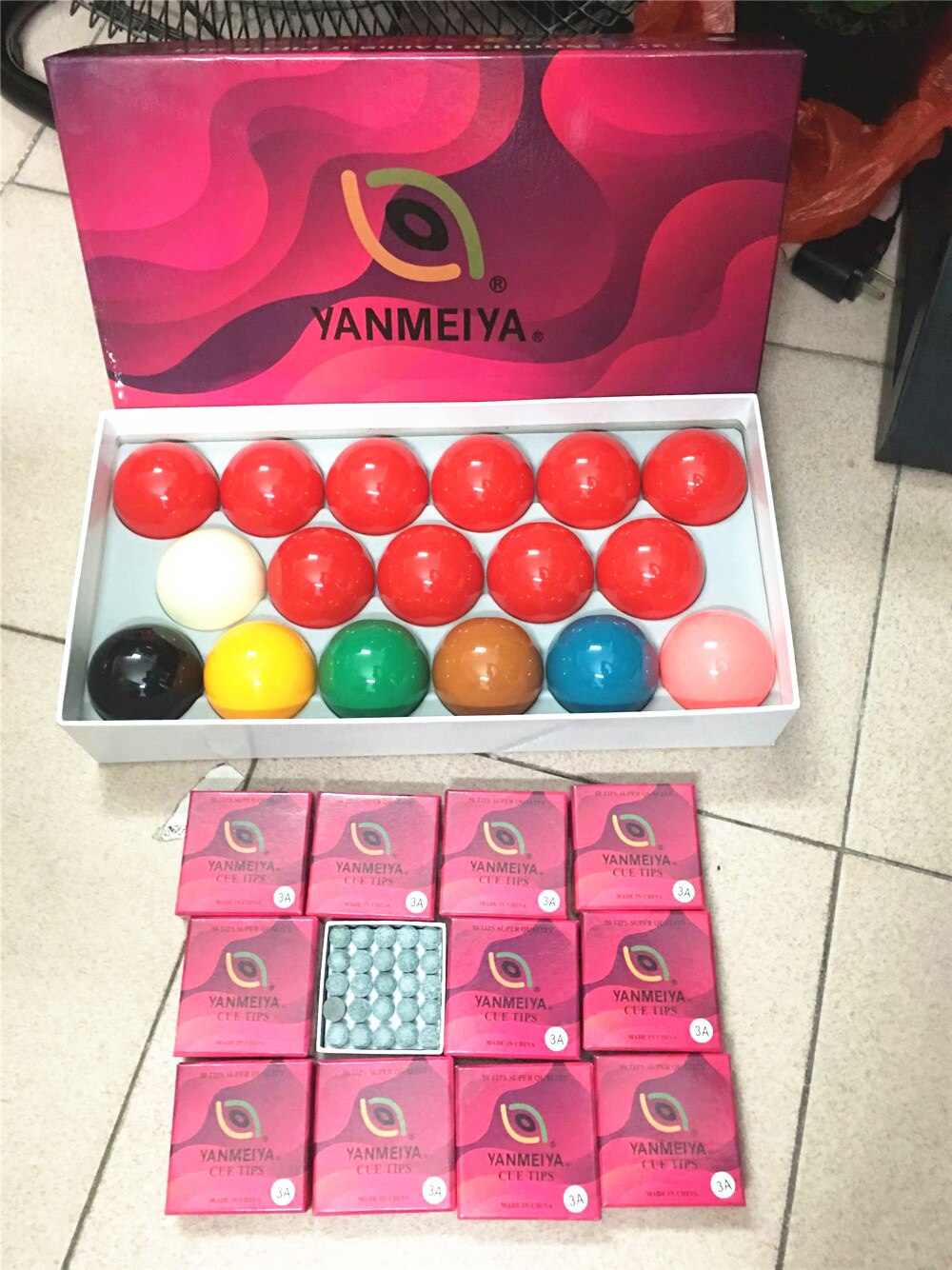 3A 50pcs 10.5mm Billiard Snooker Cue Stick Tip Cue... – Vicedeal