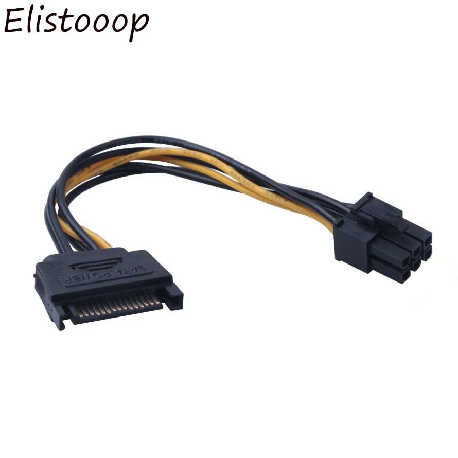 SATA Power Kabel 15 Pin Naar 6 Pin PCI EXPRESS PCI... – Grandado