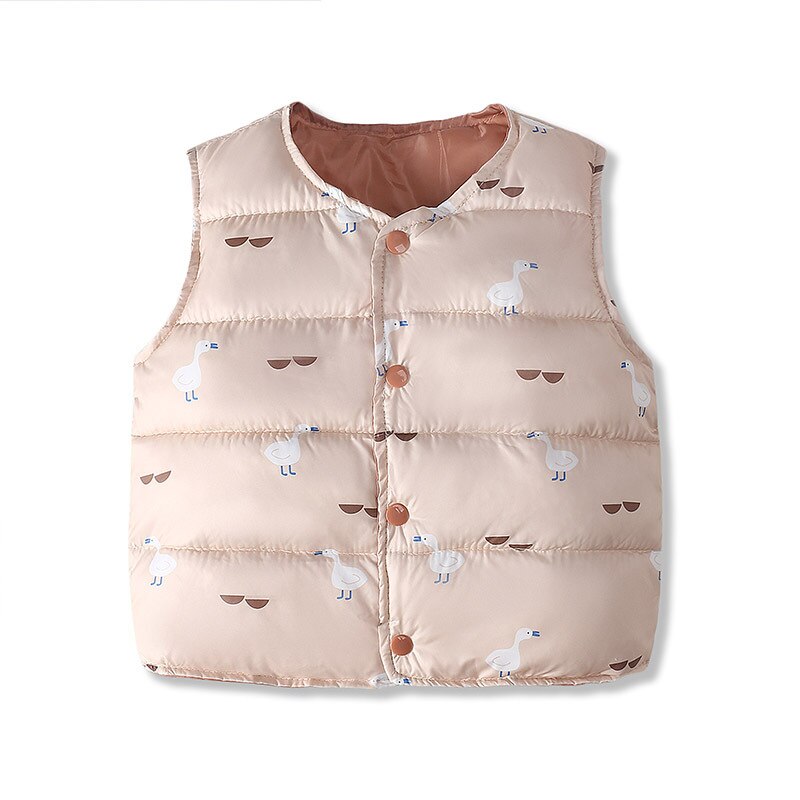 Winter Autumn Warm Vest For Children Kids Cartoon ... – Grandado