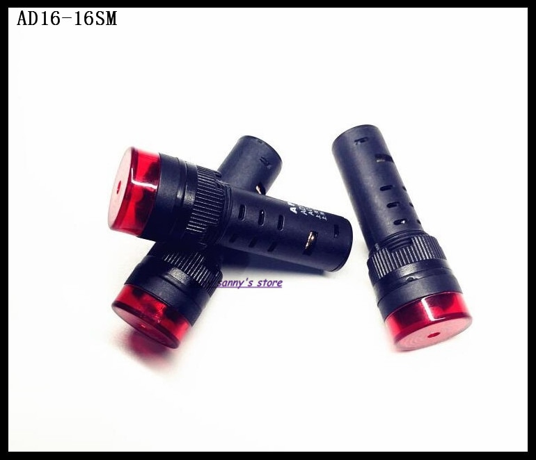 3 stks/partij AD16-16SM 16mm AC/DC 12 v, 24 v, 110... – Vicedeal