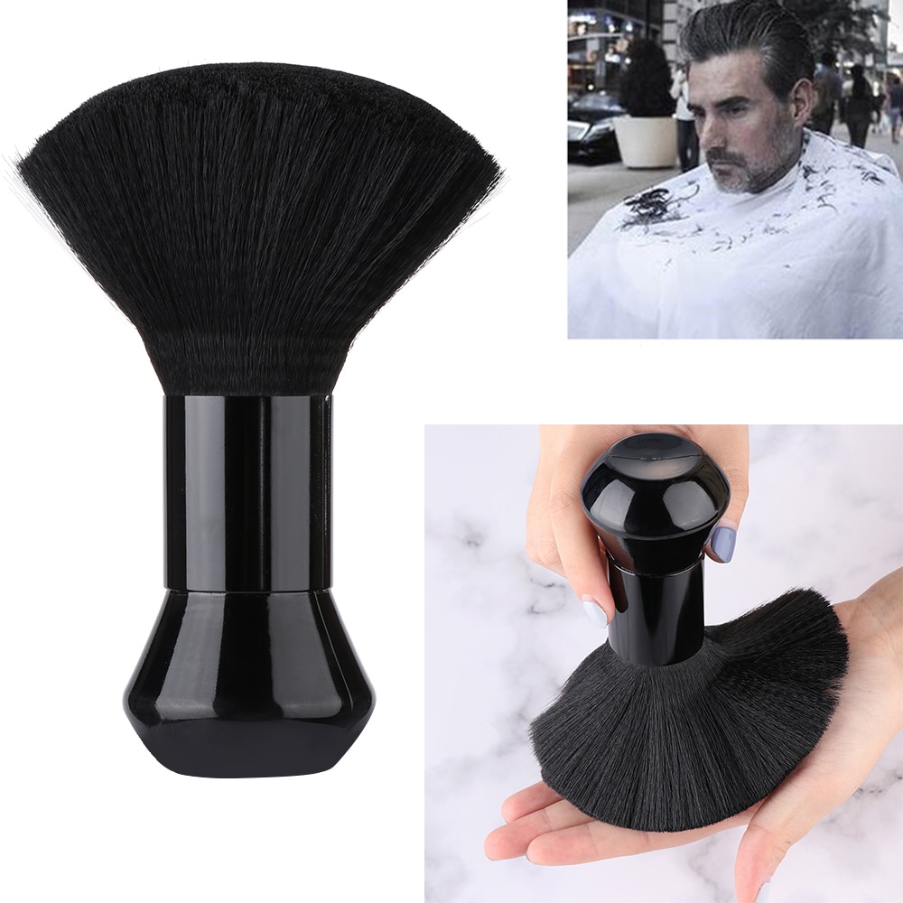 1Pc Zachte Zwarte Kapper Haar Cleaning Haarborstel... – Grandado