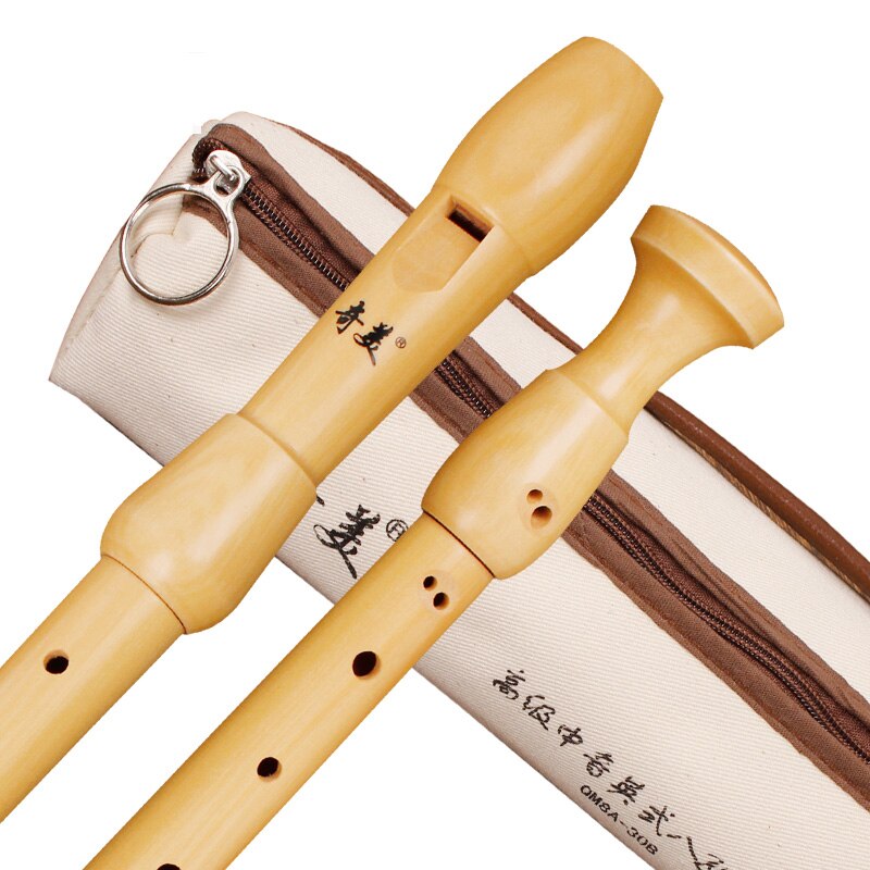 Holes Alto F Maple Wood Flute German Style Recorde... – Grandado