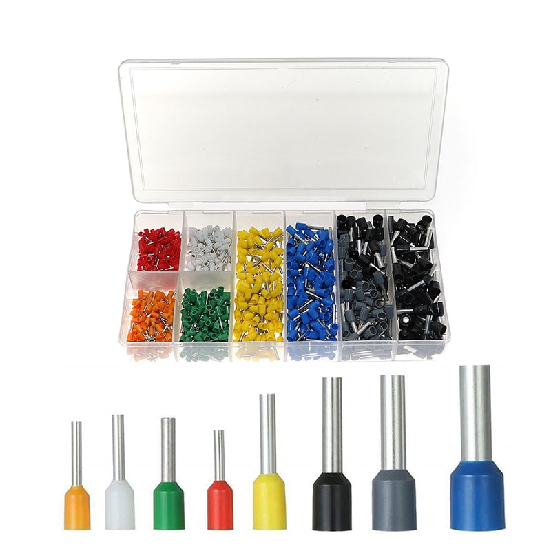 800pcs pin terminal E series end tube type copper ... – Vicedeal
